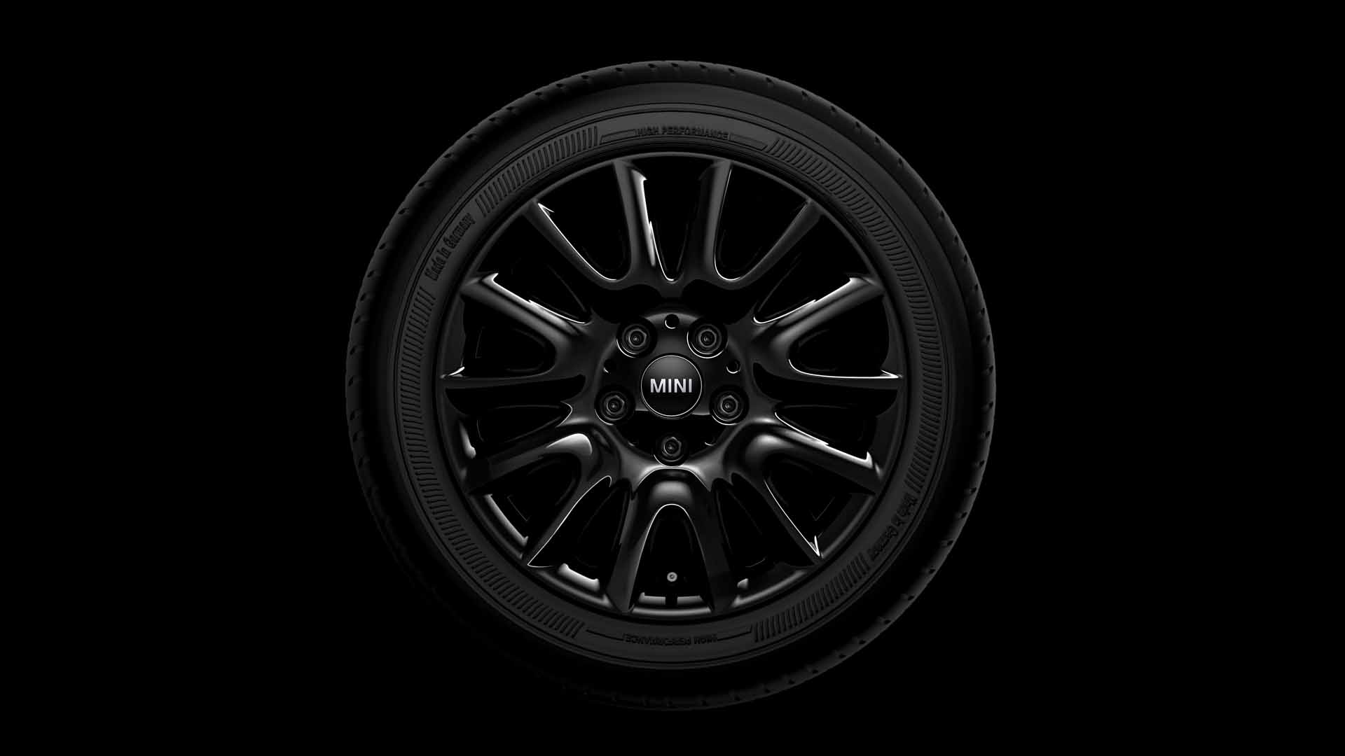 Light alloy wheel Victory-spoke style 495 in Jet Black