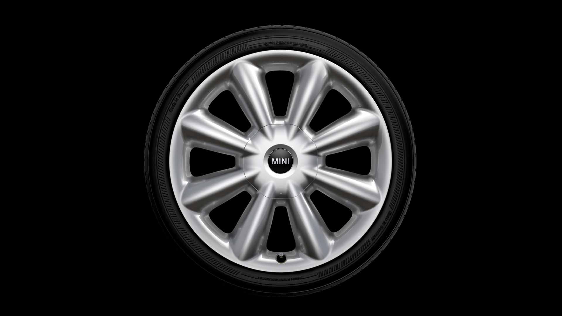 Light alloy wheel Cone-spoke style 507 in Bright Silver metallic