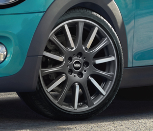 Light alloy wheel High-spoke style 596 in Orbit Grey, burnished ...