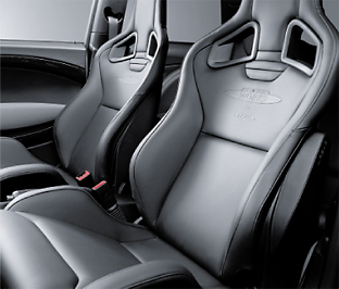 Sports seats in leather